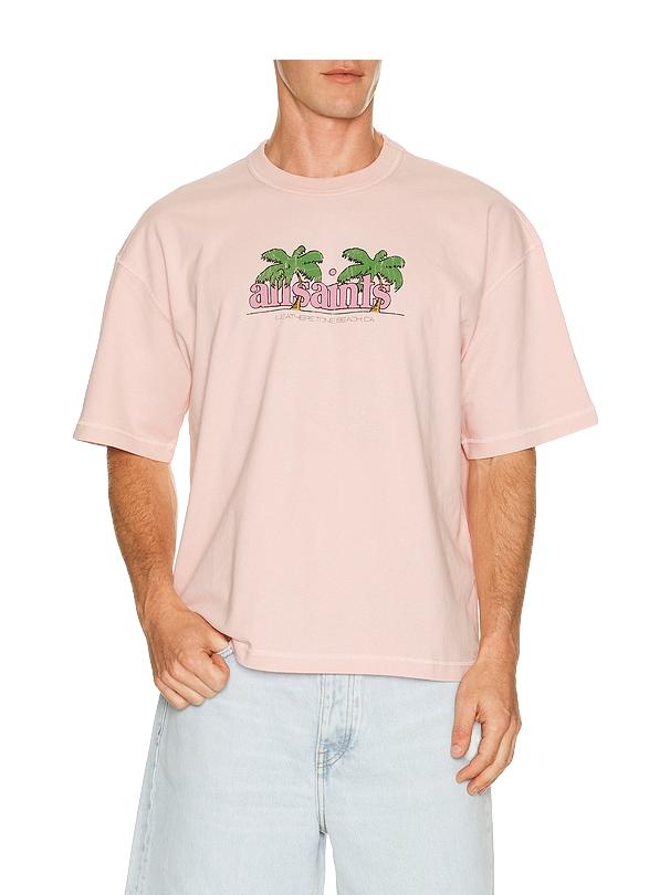 ALLSAINTS allsaints troppo tee in pink.